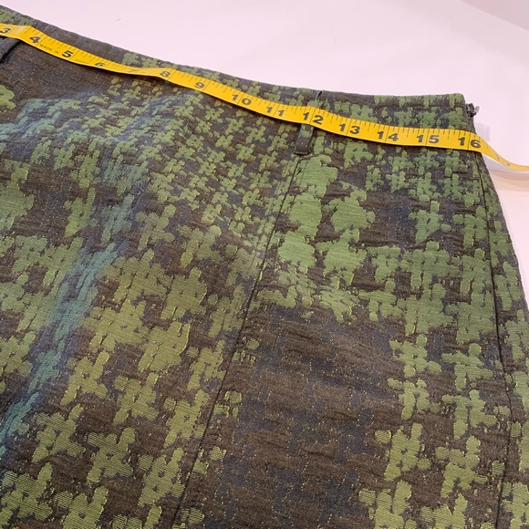 Carlisle | Skirts | Carlisle Green Black Pencil Skirt Size 8 | Poshmark